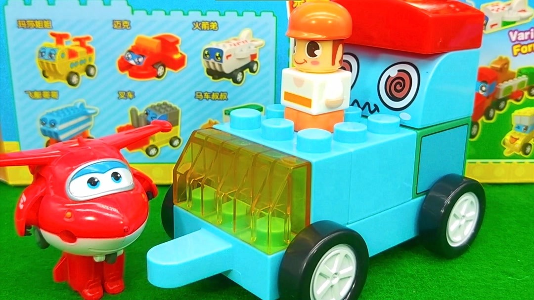 乐迪拼积木啦!五轮哥 迷你卡车 卡丁车 牵引车