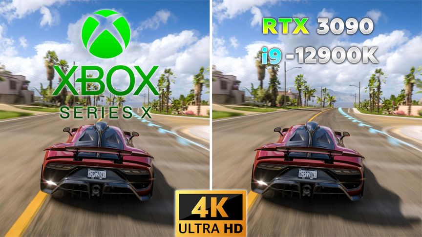 4游戏实测!Xbox series X对比顶配电脑,谁的4k画质更好?