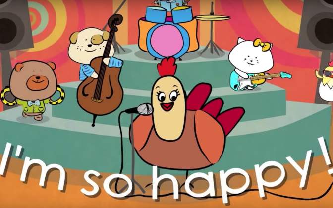 「英文字幕」《动词歌》儿童英语儿歌