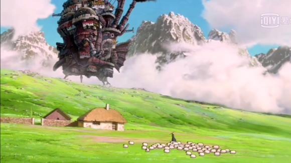 哈尔的移动城堡 向往的美好 治愈的画风