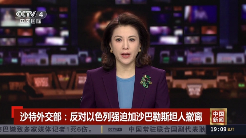 [中国新闻]沙特外交部:反对以色列强迫加沙巴勒斯坦人撤离