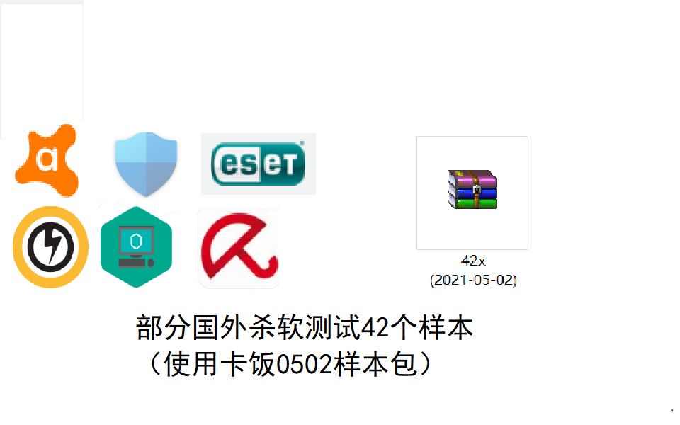部分国外杀软测试42个样本 结果如何?
