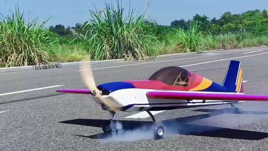 35cc汽油3D特辑飞机表演,遥控燃油固定翼模型飞机