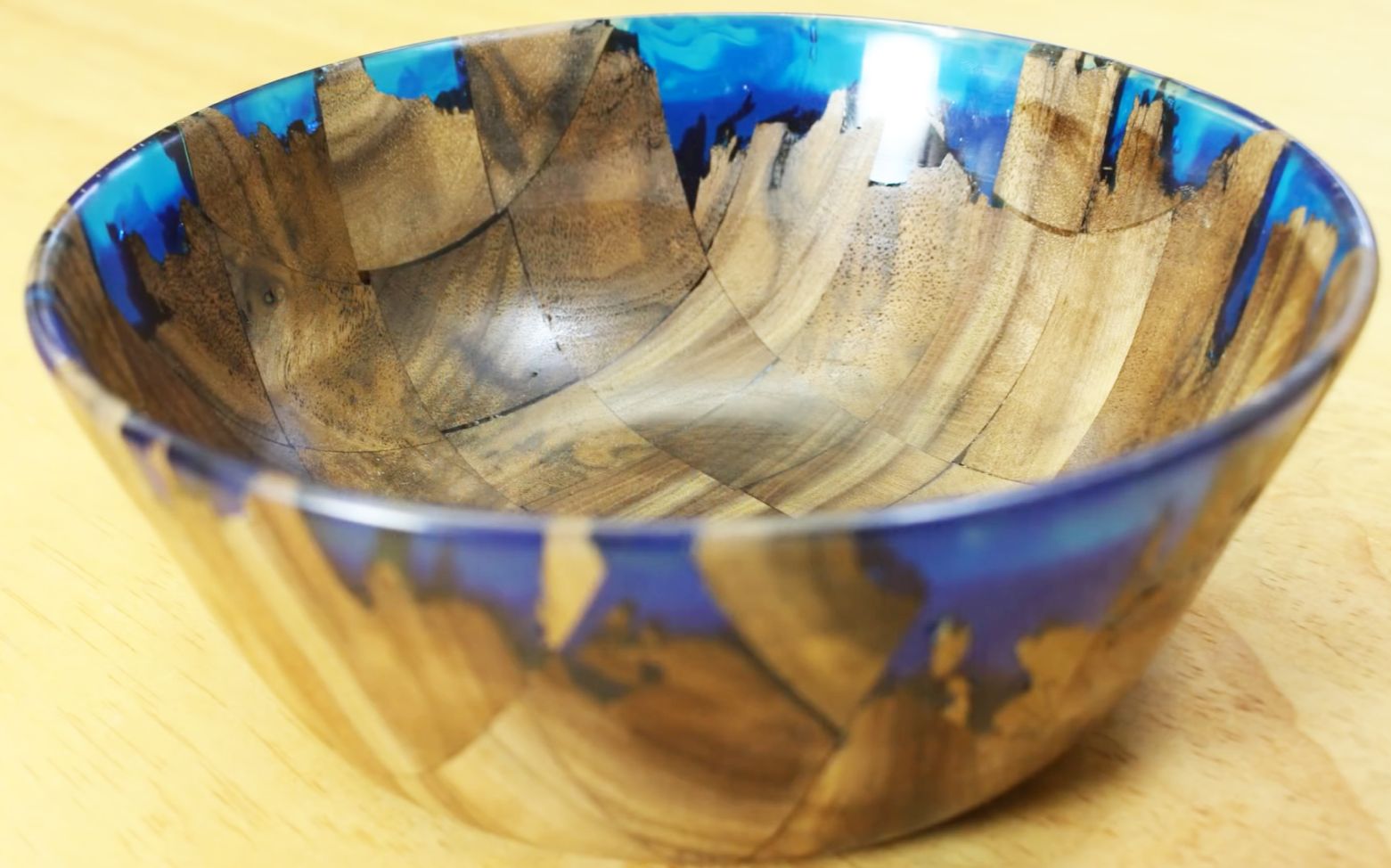 【滴胶】制作如此精美的木碗你一定没见过