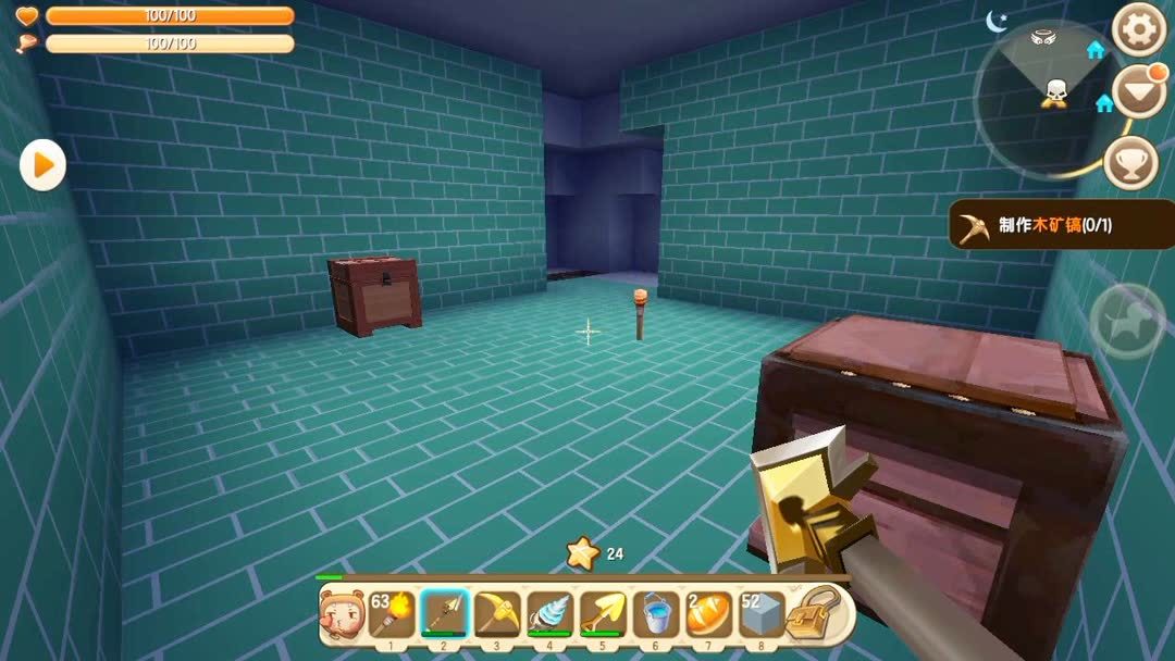 迷你世界:半仙过境寸草不生,挖矿挖的比脸还干净