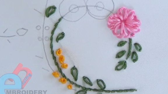 「刺绣教程」学会毛线刺绣,绣在毛衣上必备技能