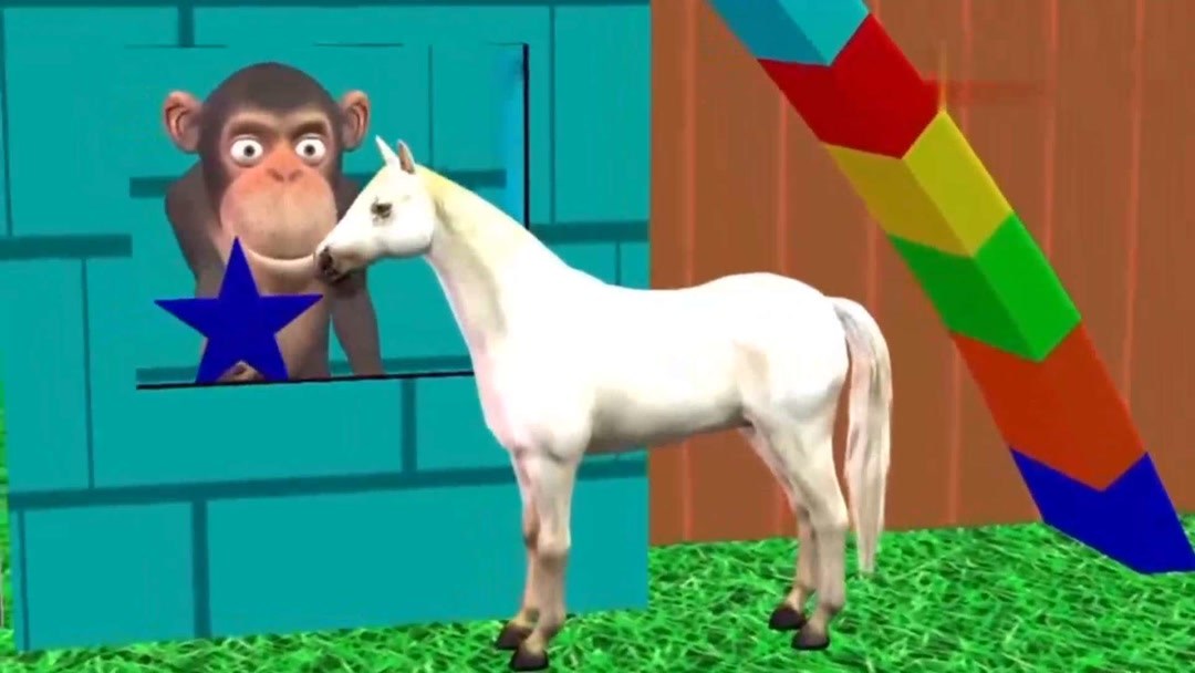 亲子早教益智动画,动物宝宝根据几何形状找到自己的妈妈!