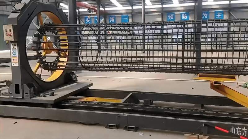 全自动数控钢筋笼滚焊机加工质量稳定