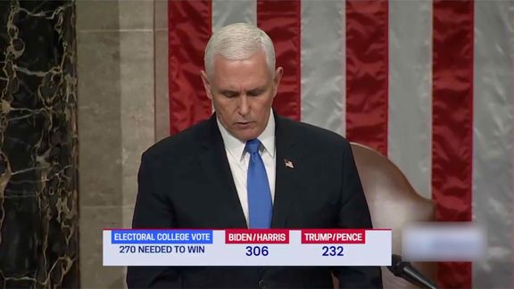 美国国会正式确认：拜登当选第46任美国总统