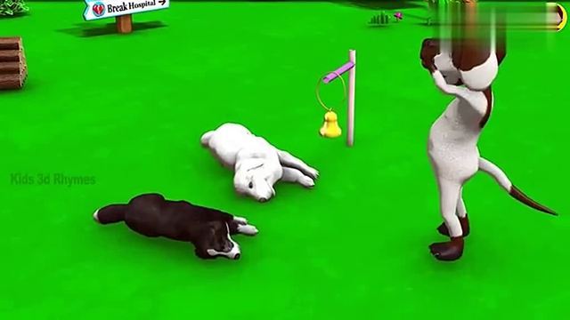 儿童卡通片:小朋友照看各种萌萌哒小动物