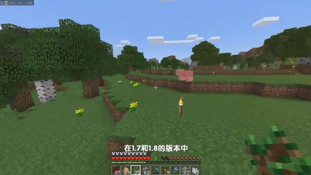 我的世界:教你如何制做一个半自动树场