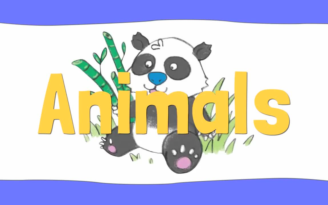 美国原版幼儿园启蒙英语【动物篇】