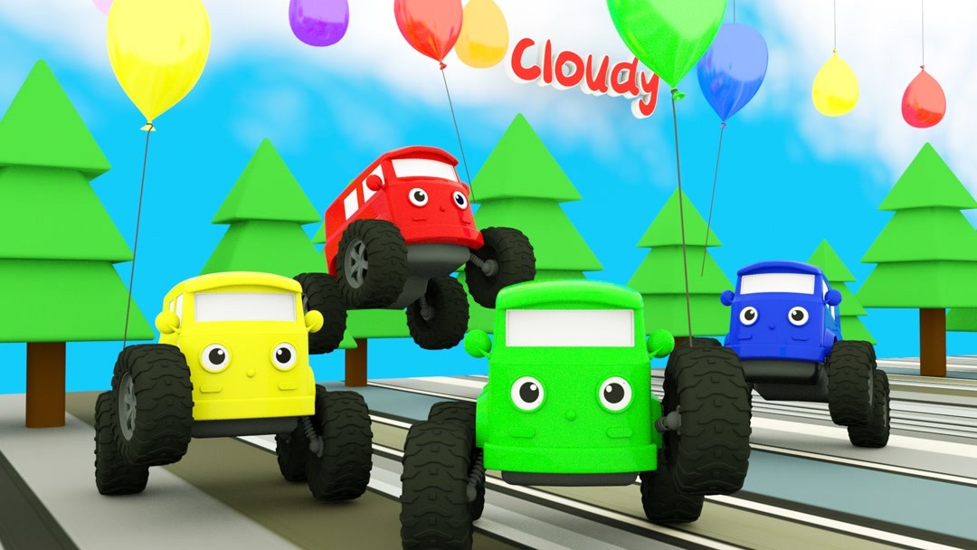 车宝贝玩具城 第3季 第1集 车宝贝帮音乐小车染方块