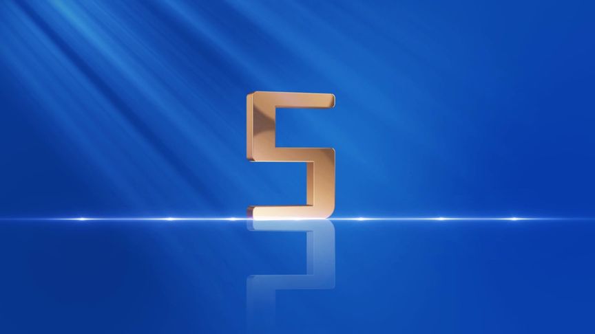 官网模板名“蓝色倒计时开场视频”,本视频由 制作完成。#倒计时