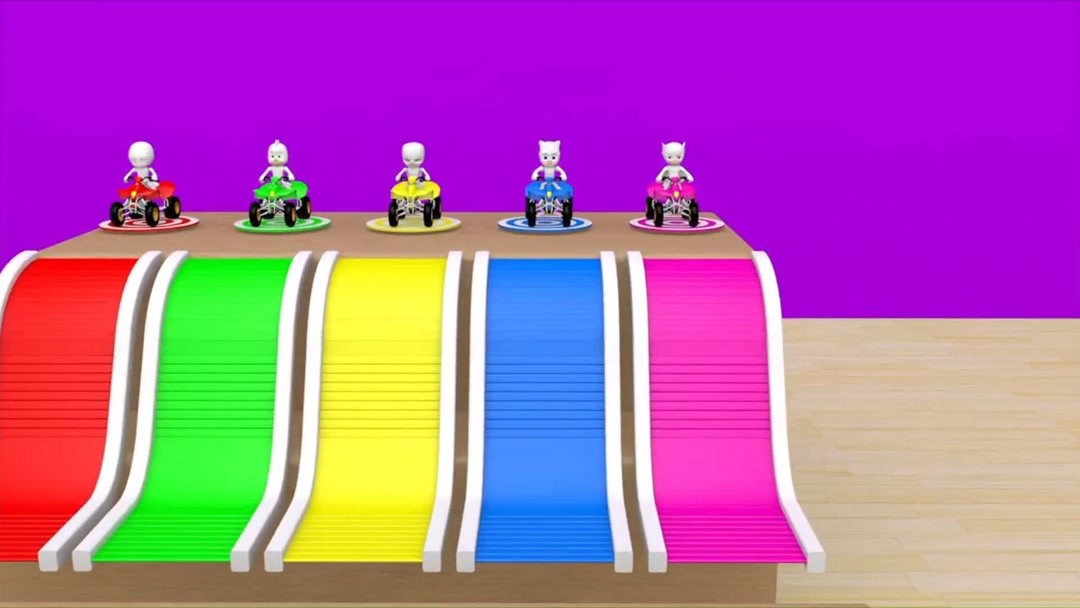 泡泡鱼颜色屋 第29集 睡衣小英雄的神奇赛车