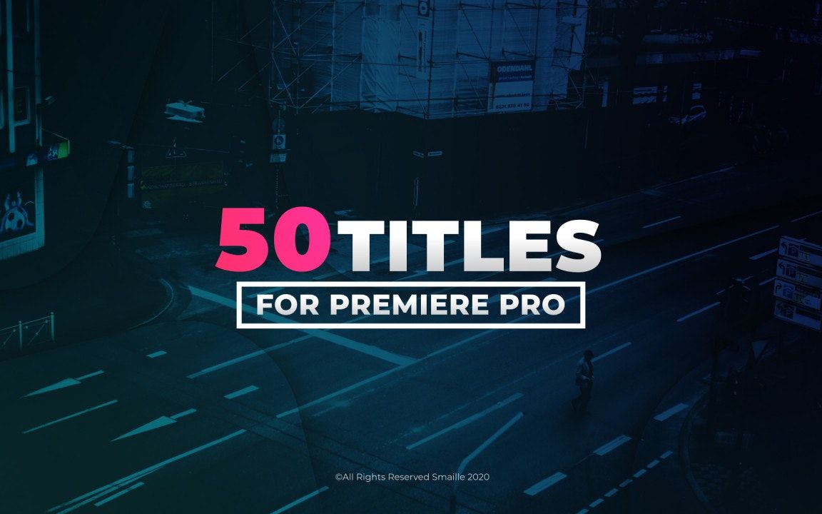 PR模板 | 创意流畅动画文本排版字幕标题展示