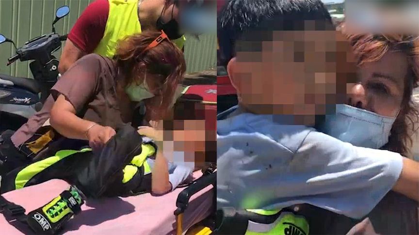 林志颖撞车起火,6岁儿子穿赛车服坐副驾,获救脱困第一句话曝光