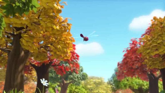 萌鸡小队:小蜻蜓不听话飞走了,小鸡们一起去追赶,真是太淘气了