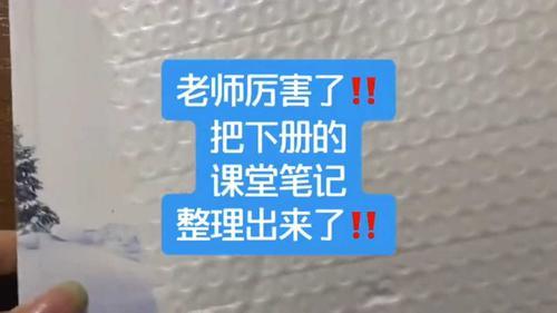 老师把下册的同步笔记整理出来了,假期中寄给孩子,再也不用到处去借...