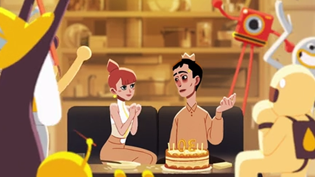 引人深思的动画:未来世界里不仅朋友是虚拟的,连女朋友也是