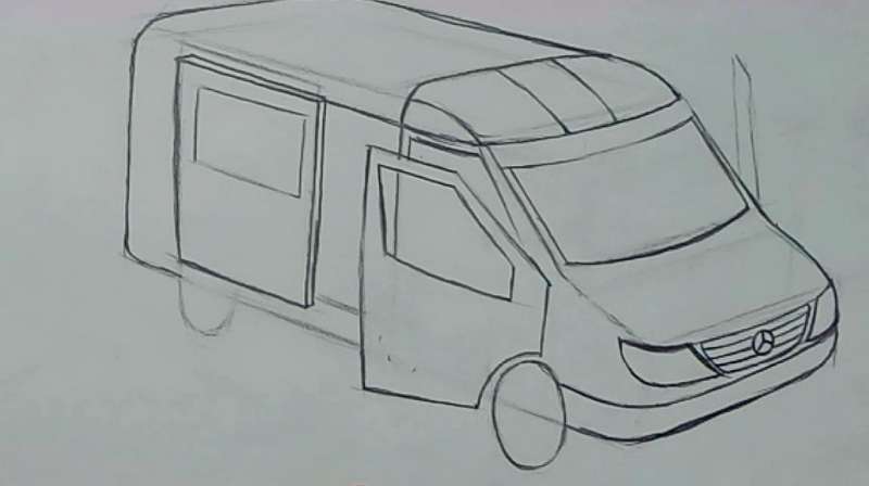 抗疫.线上绘画课—汽车结构