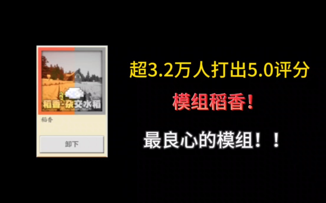 究竟是什么模组能让超10万人给出5.0的高分?!