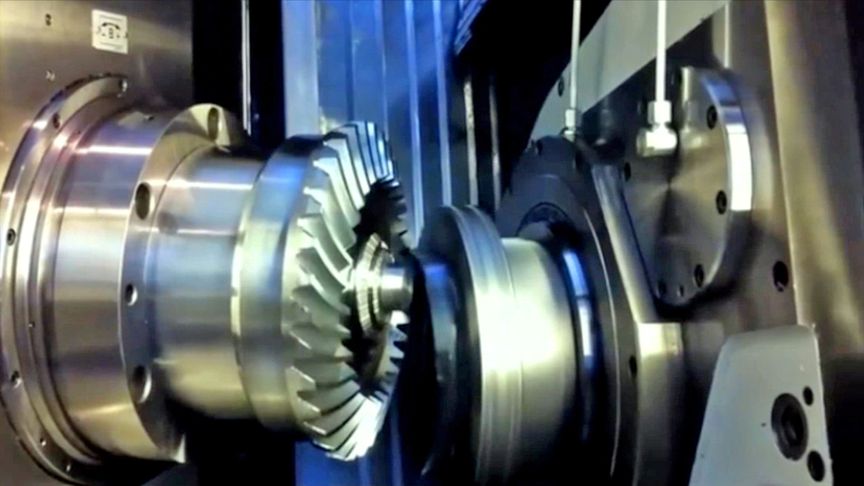 齿轮加工方法见过很多,但这种高速伞齿加工是我目前见过最快的