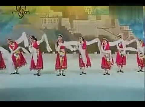 舞蹈教学视频藏族舞蹈《洗衣歌》[高清]