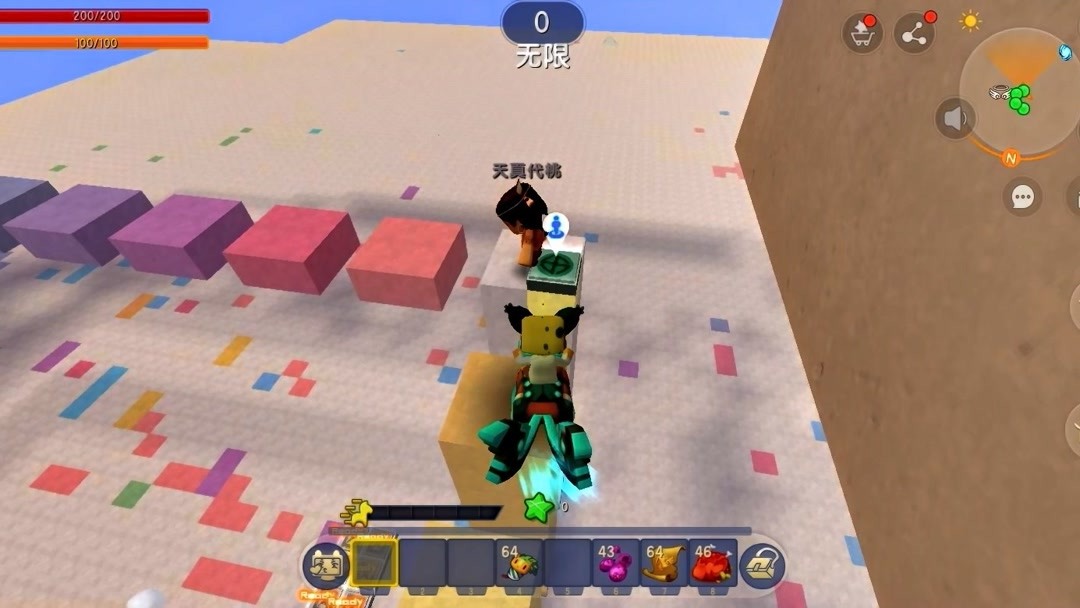 迷你世界海绵宝宝49:海绵宝宝拿坐骑开挂