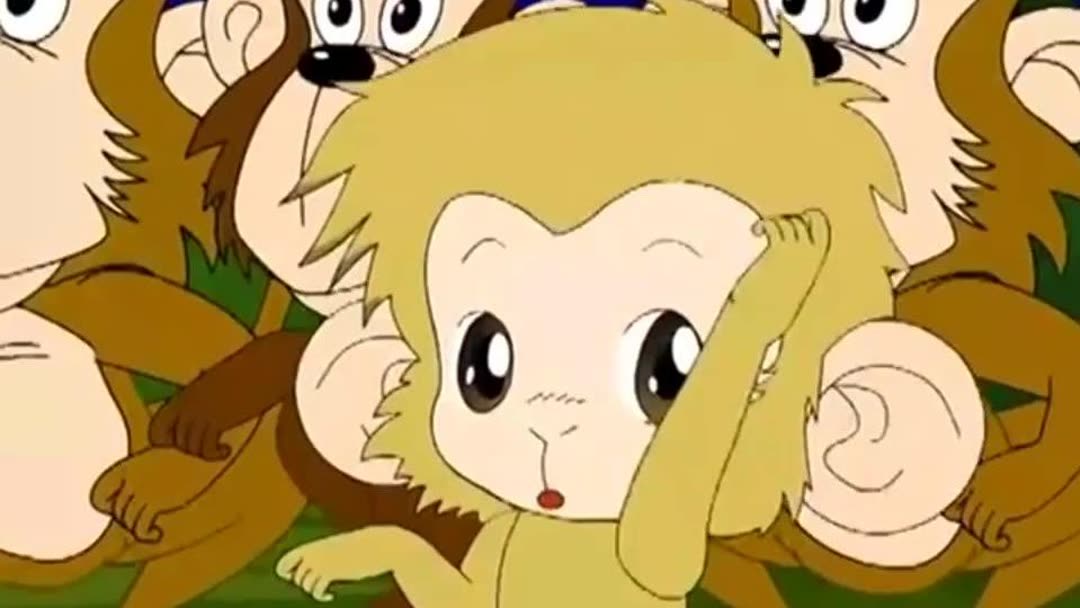 儿童故事大全 猴子捞月亮`q