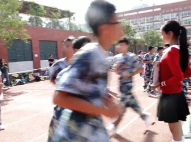 郑外七7班2016秋季运动会队形展示