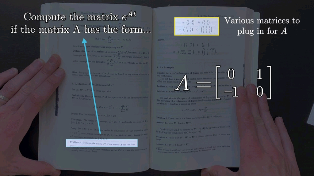 如何(为什么)取矩阵的e次方
