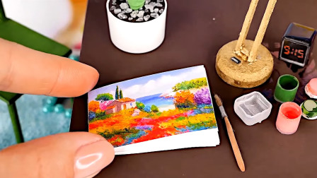 DIY手工:用纸条制作的迷你画画册真漂亮