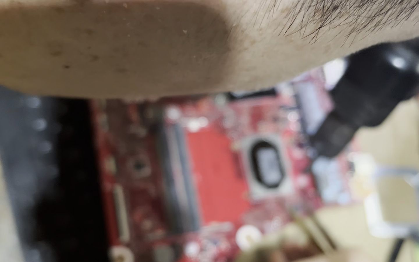 华硕魔霸4 plus散热器堵死 cpu烧毁 维修更换cpu笔记本维修全过程