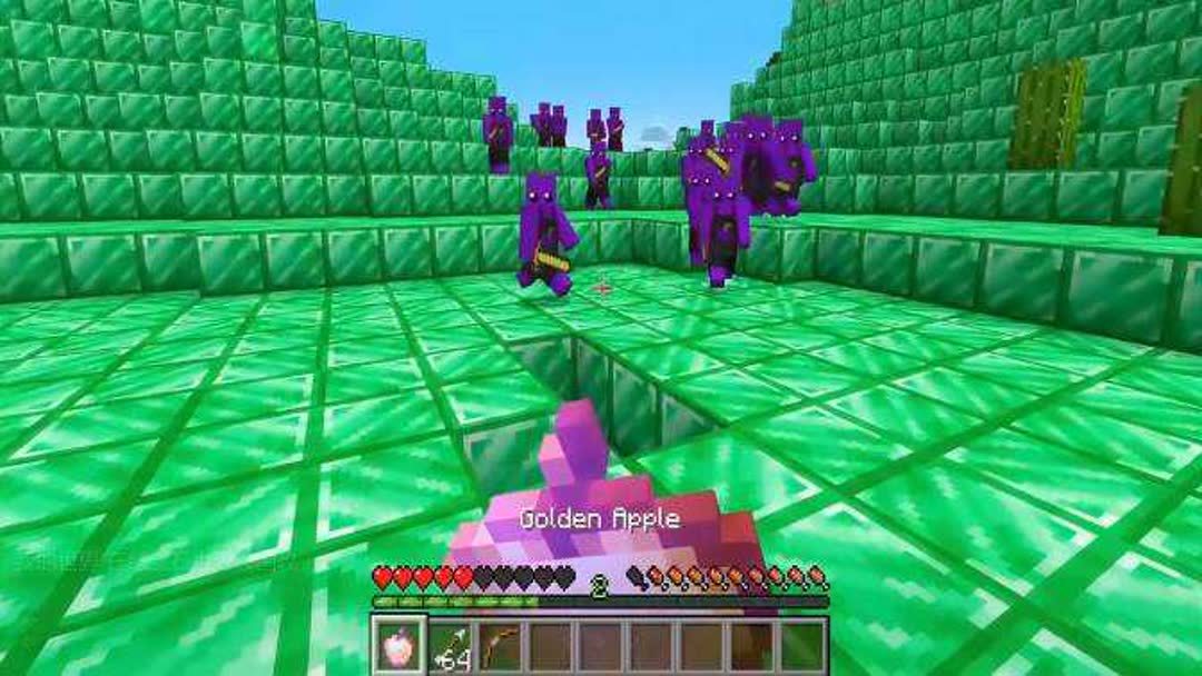 我的世界 在绿宝石世界被围攻