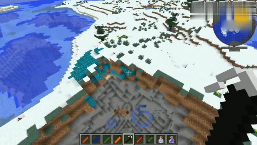 我的世界75:鞭炮型的TNT,只要扔出去就会爆炸,效果和TNT一样!