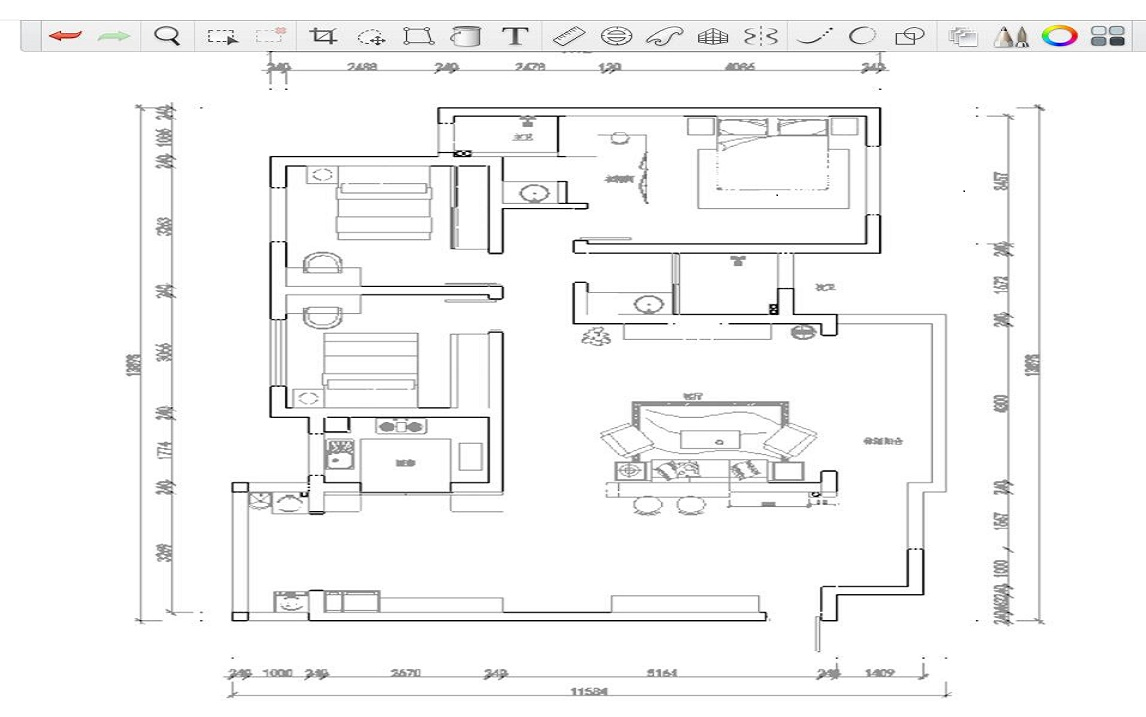 超级干货,看专业设计师的两房空间炫酷处理手法!