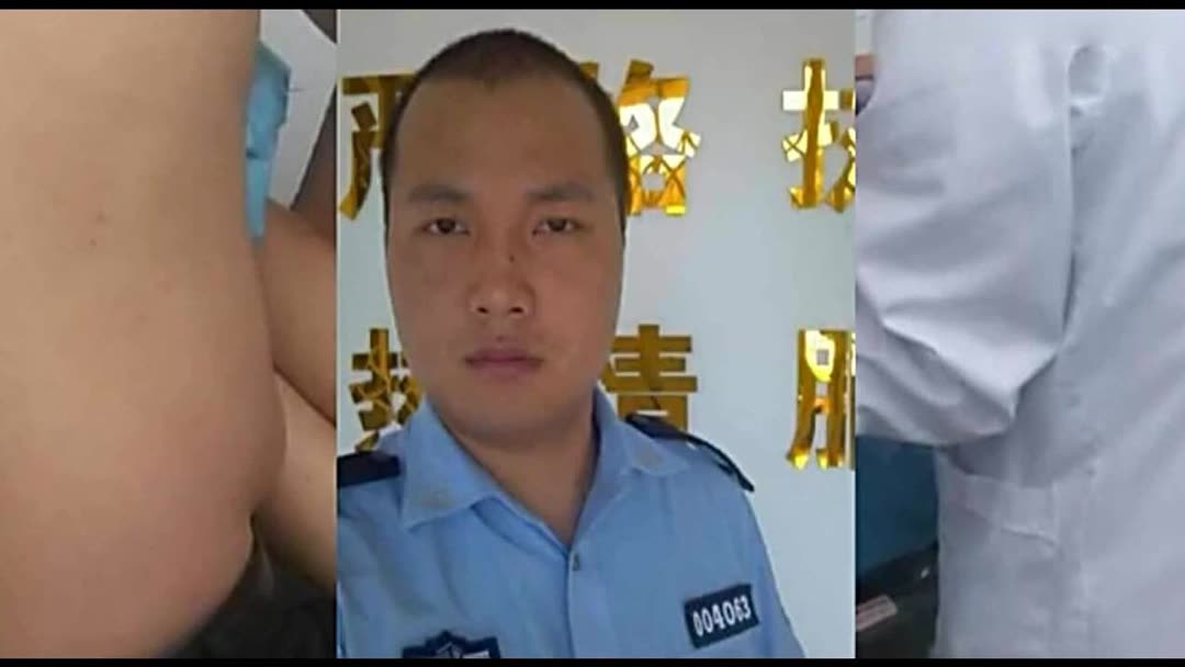 【超清】实拍孕妇高速上临产 交警警车上为其接生[高清
