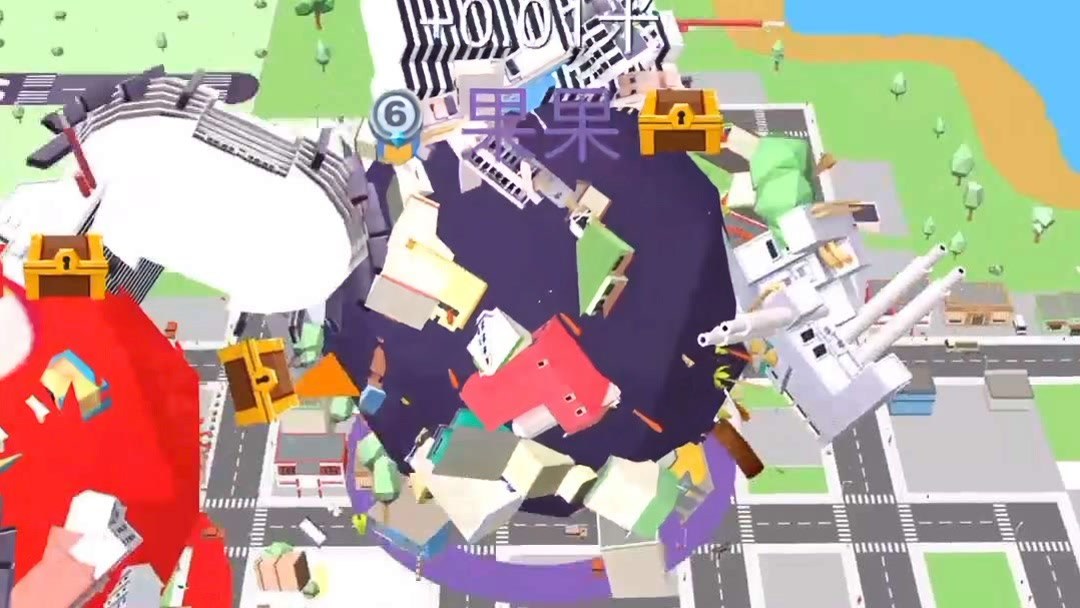 球球之间的撞击 稳胜 滚动大作战游戏 球球大作战