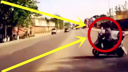 电动车女子任性拐弯,就别怪视频车狠心了吧?