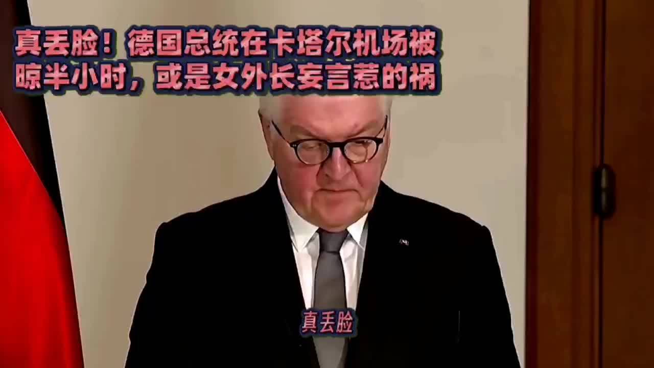 真丢脸!德国总统在卡塔尔机场被晾半小时,或是女外长妄言惹的祸