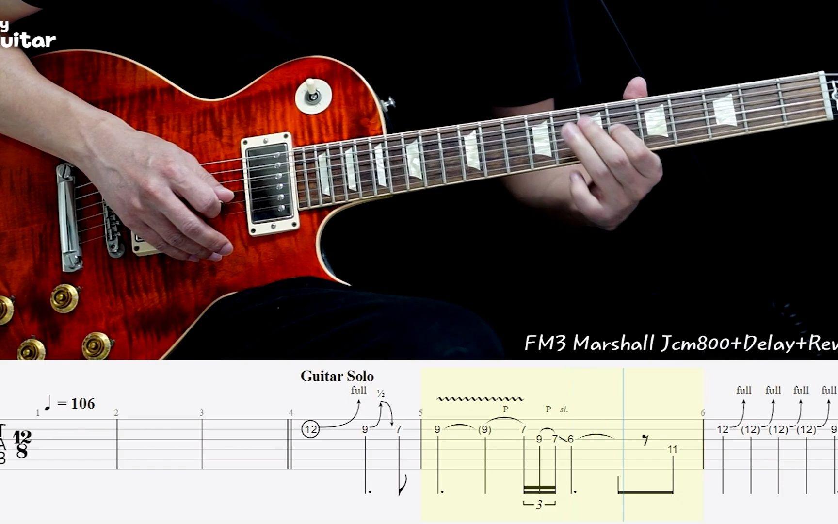 【吉他谱慢速】回不去的枪花,Since I Don't Have You