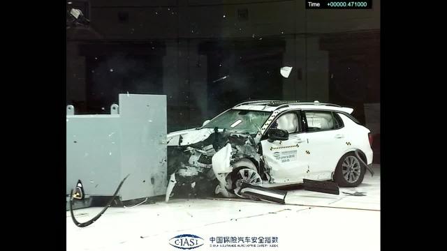 领克 01( 型 ) 中保研正面25%偏置碰撞测试