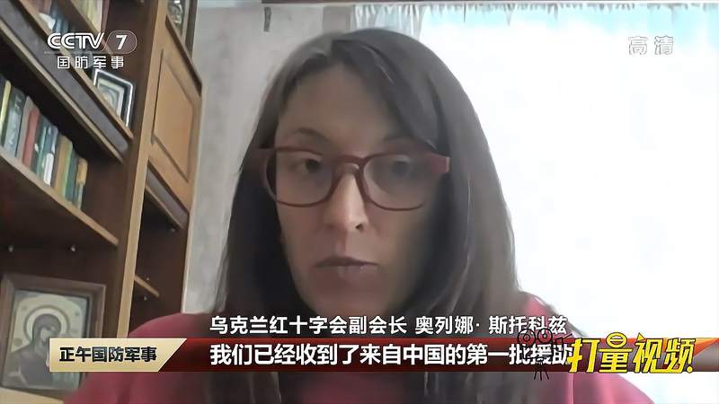 关注乌克兰局势:乌克兰红十字会副会长感谢中国援助