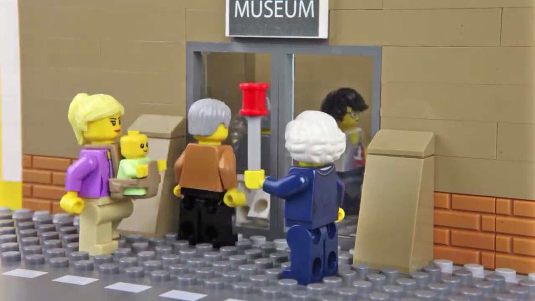 这个故事告诉我们:旅游的时候一定要跟紧导游!搞笑定格动画