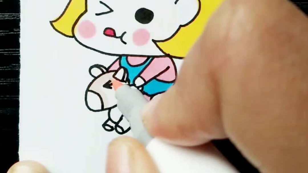 简笔画教程:教您画卡哇伊小公主