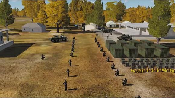 两架苏25携带集束炸弹轰炸敌方据点,效果如何?DC S战争模拟