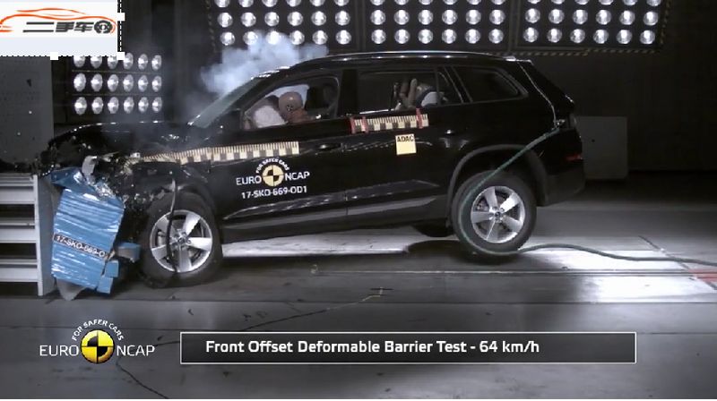 大众的亲兄弟 斯柯达柯迪亚克 碰撞测试斩获5星安全可喜可贺