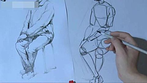 既简单又漂亮的素描画 速写人物步骤 素描怎么画人