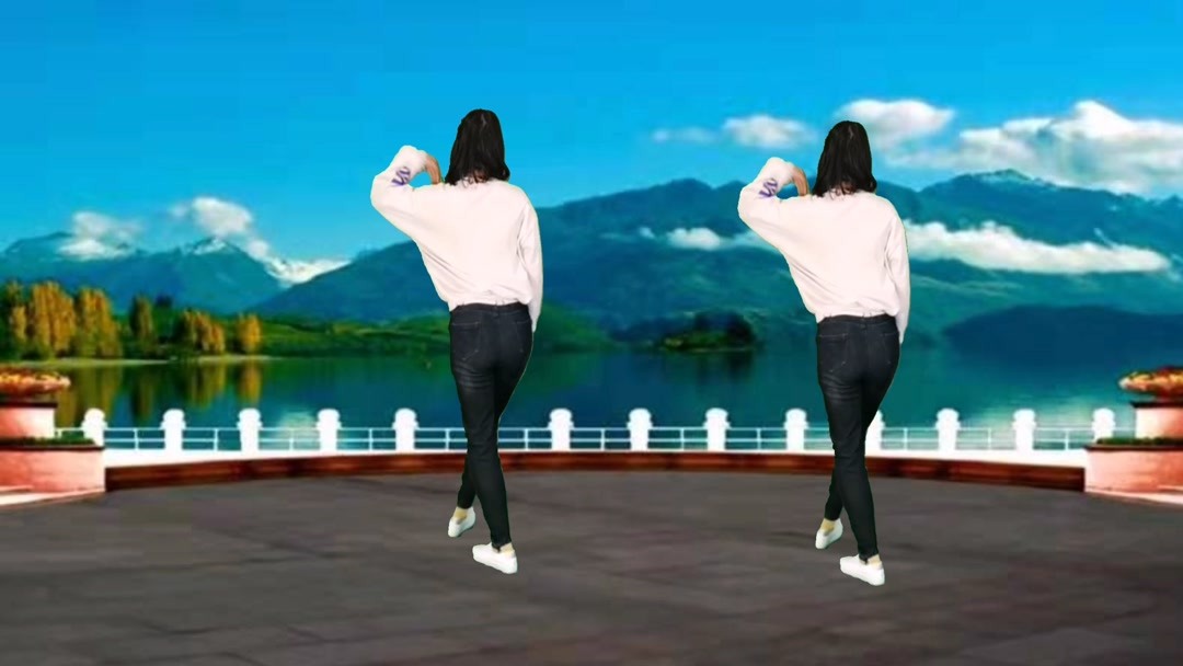 广场舞《踏山河》歌好听舞好看,背面演示更好学